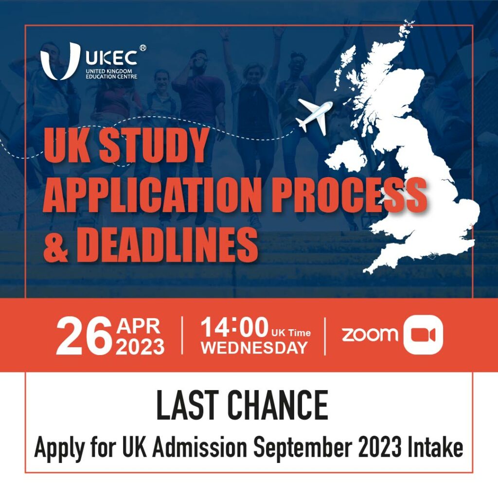 [Online] UK Study Application Process and Deadlines-Last Chance for Sep ...