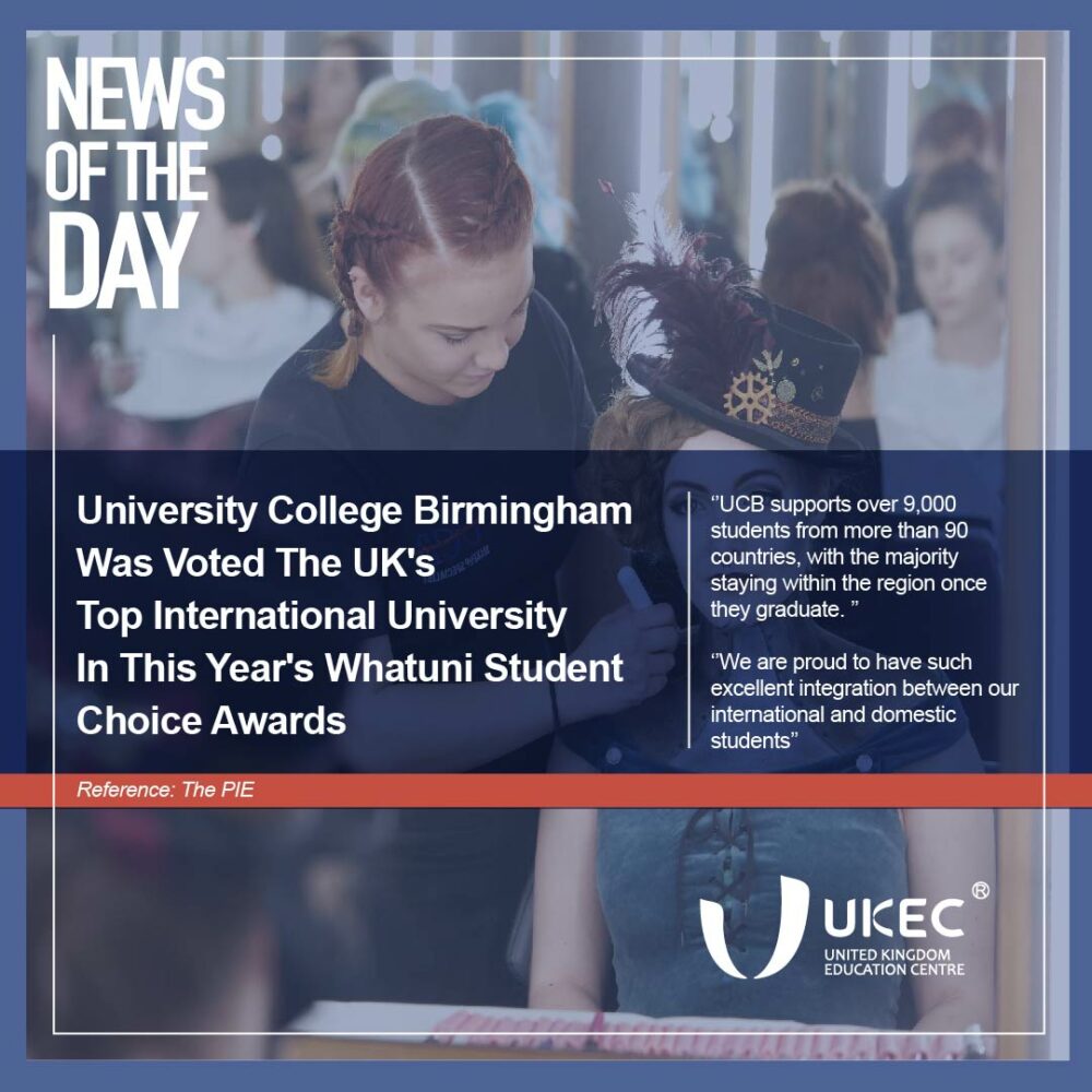 University College Birmingham Takes the Crown as UK's Top International ...