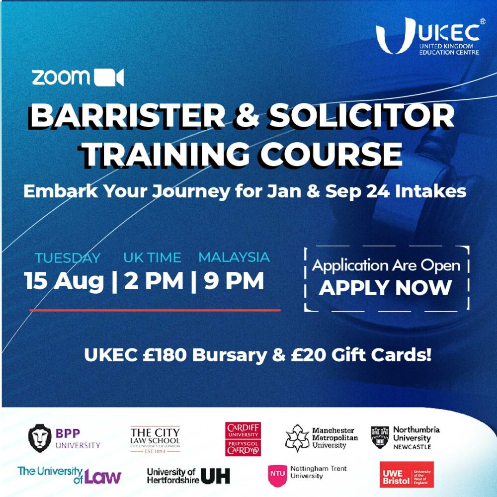 [Online] Barrister and Solicitor Training Course - Jan & Sep 24 Intakes ...