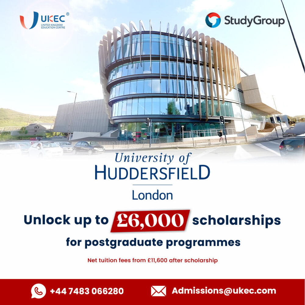 Up to £6,000 Scholarships for a Postgraduate Degree in London - University of Huddersfield ...