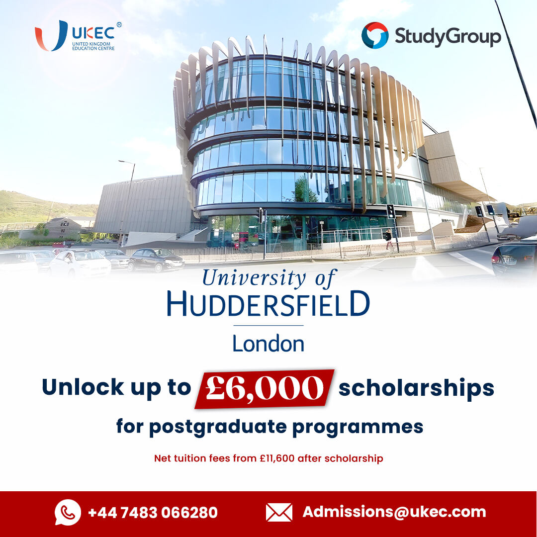 Up to £6,000 Scholarships for a Postgraduate Degree in London - University of Huddersfield ...